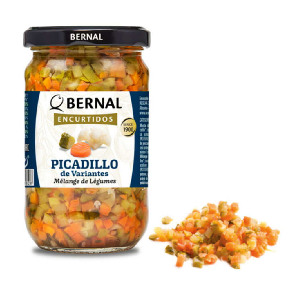 CHOPPED MIXED PICKLES IN JAR X 200gr - Spanish Passion Foods & Wines